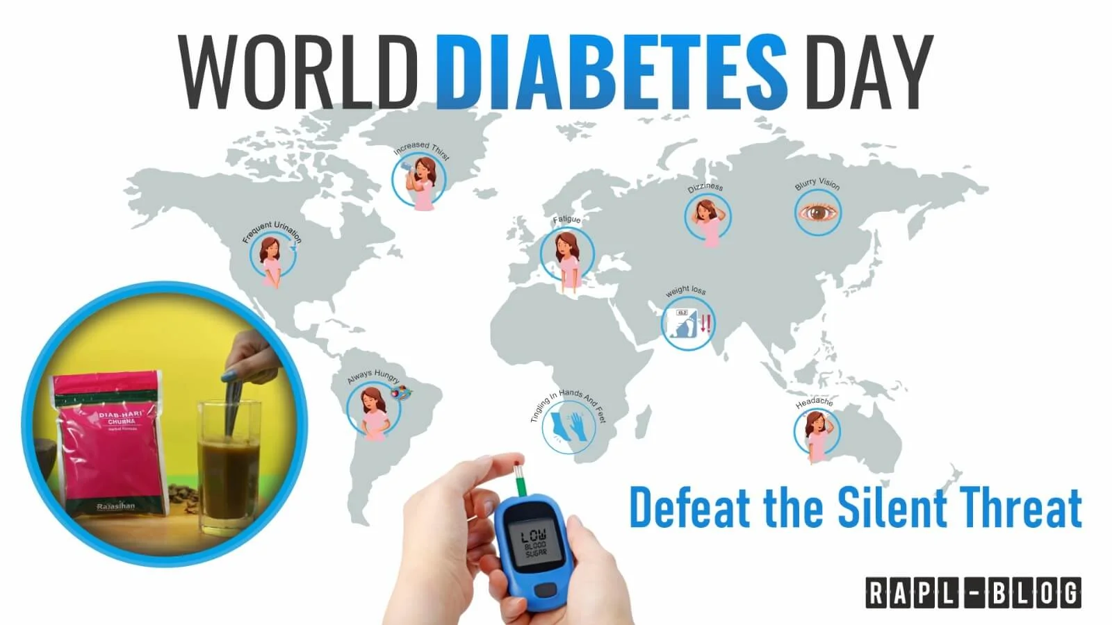 World Diabetes Day: Defeat Silent Threat: Rajasthan Aushdhalaya